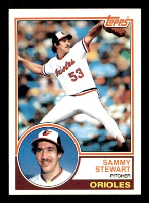 1983 Topps Baseball #347 Sammy Stewart EX/MT or Better *bb1 | eBay