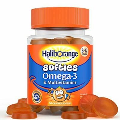 Haliborange Kids Omega-3 & Multivitamin Orange Softies 30 Pack Vitamins ...