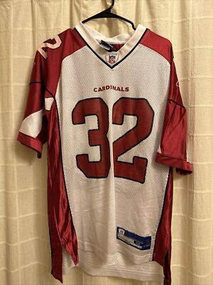 NFL Cardinals Jersey #32 James Reebok On Field White Red Mesh size M | eBay