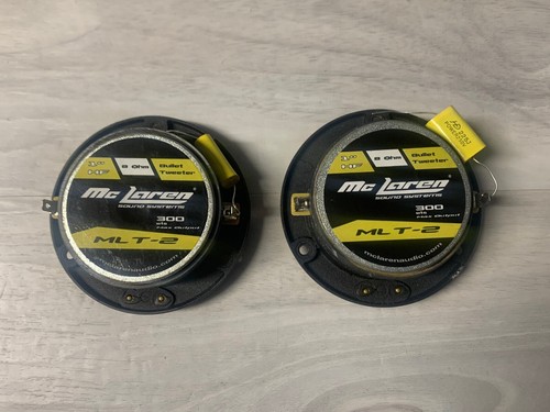 MLT-2 MC LAREN SOUND SYSTEMS TWEETER (PAIR) 300 WATT 8 OHM Car/Truck ...