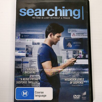 Searching (R4 DVD, 2018) THRILLER Kya Dawn Lau, Megan Liu, Dominic ...