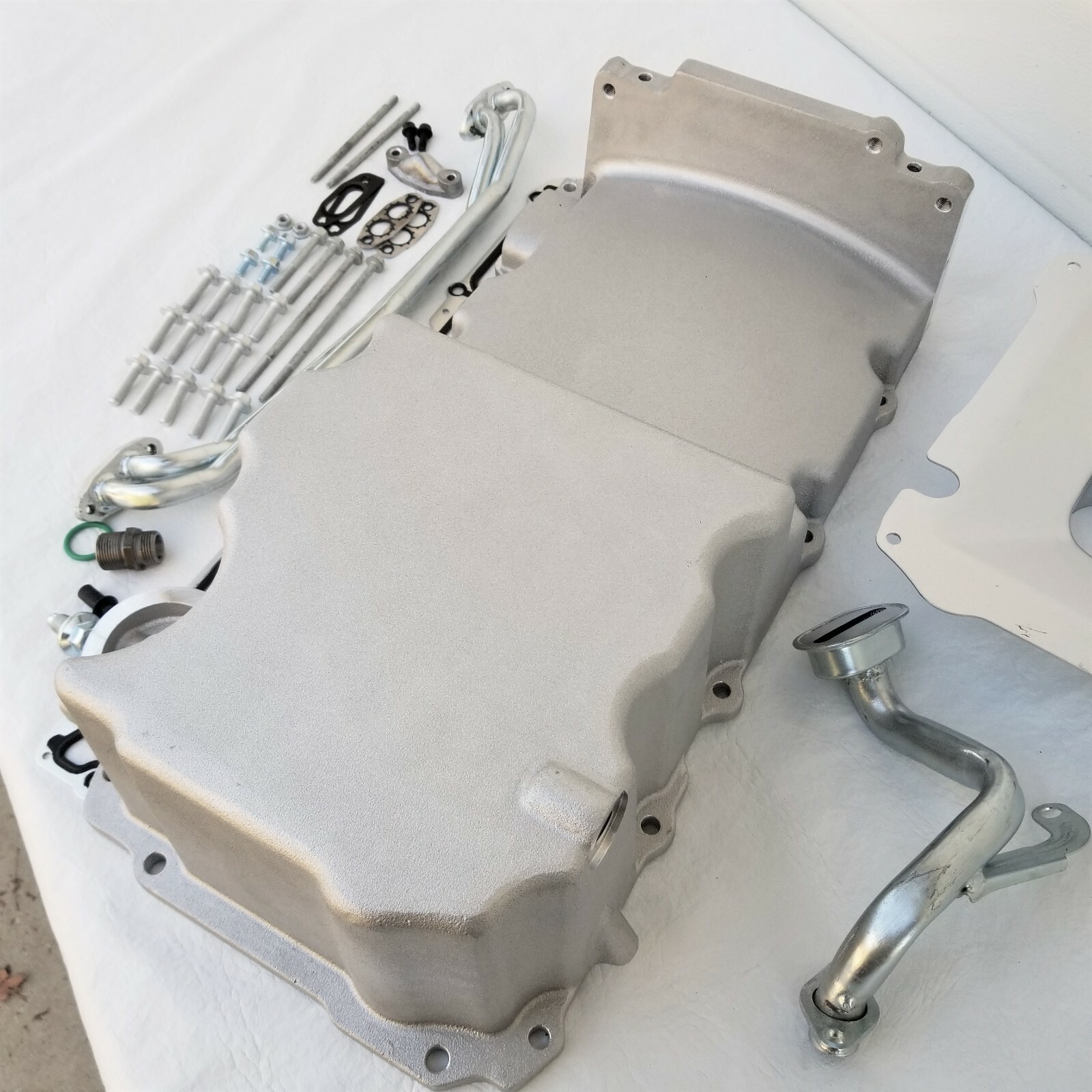 LS Engine Front Sump Oil Pan Retro Fit Kit LS1 LS2 LS3 LSX 6.2 6.0 5.3 ...