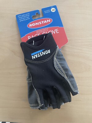 Ronstan Sticky Race Gloves - Black - XXS CL730XXS | eBay