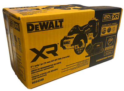 BRAND NEW DEWALT DCS438B 20V 20 Volt MAX XR Brushless 3" Compact Cut ...