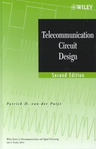 Telecommunication Circuit Design, Hardcover by Van Der Puije, Patrick D ...