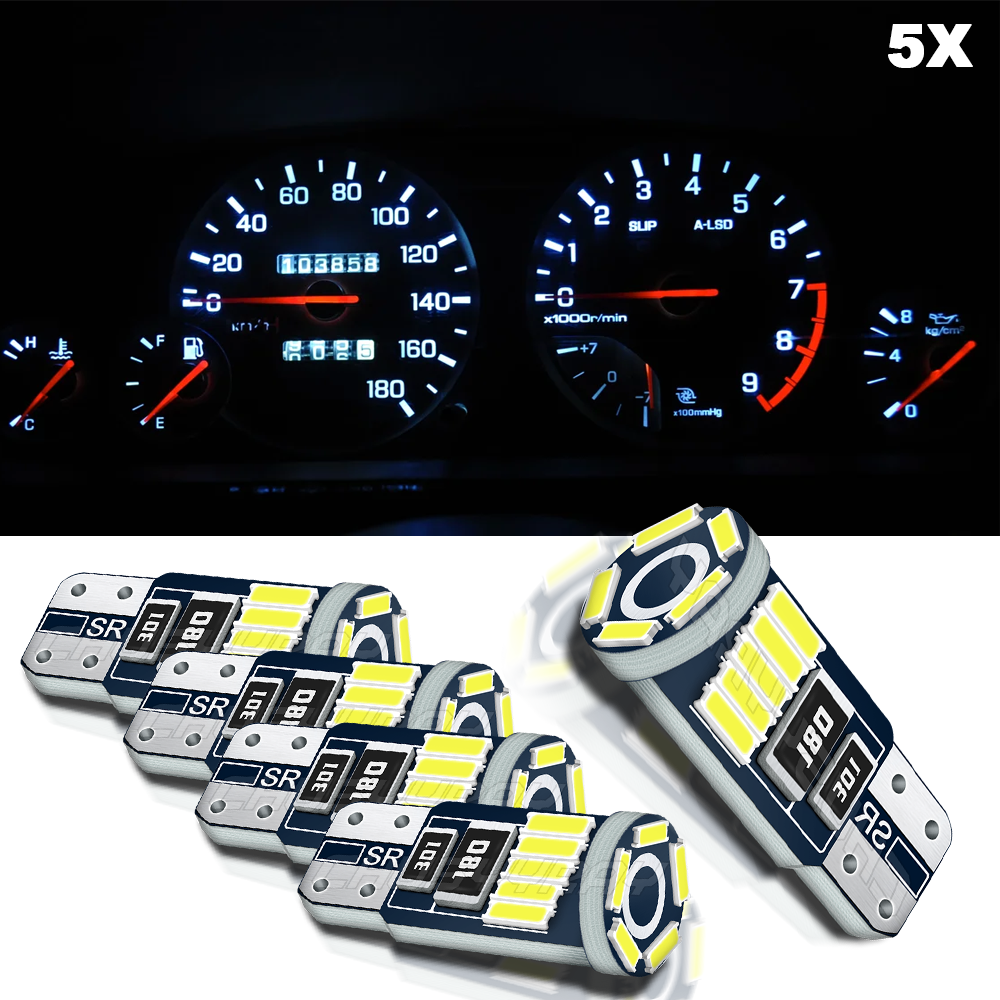 Dash Instrument Cluster Gauge WHITE SMD LED LIGHT KIT Fit 99-03 Acura ...