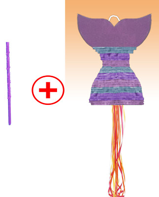 Tail Pinata Birthday Party Decoration Pull string Hit WITH OPTION STICK ...
