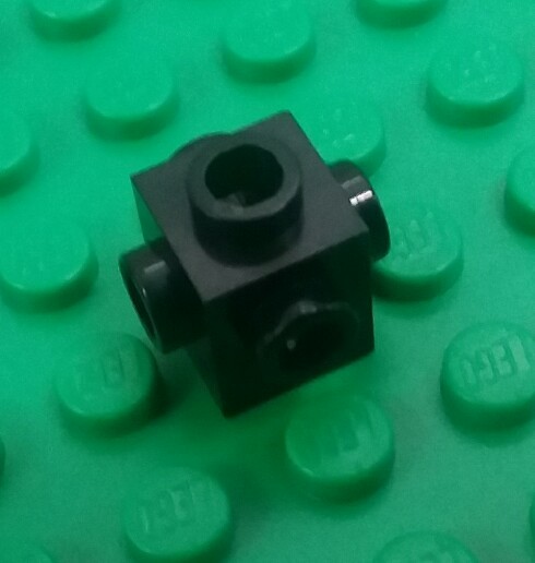 *NEW* Lego Black Bricks 1x1 Stud Tall w Studs all Sides Bricks - 10 ...
