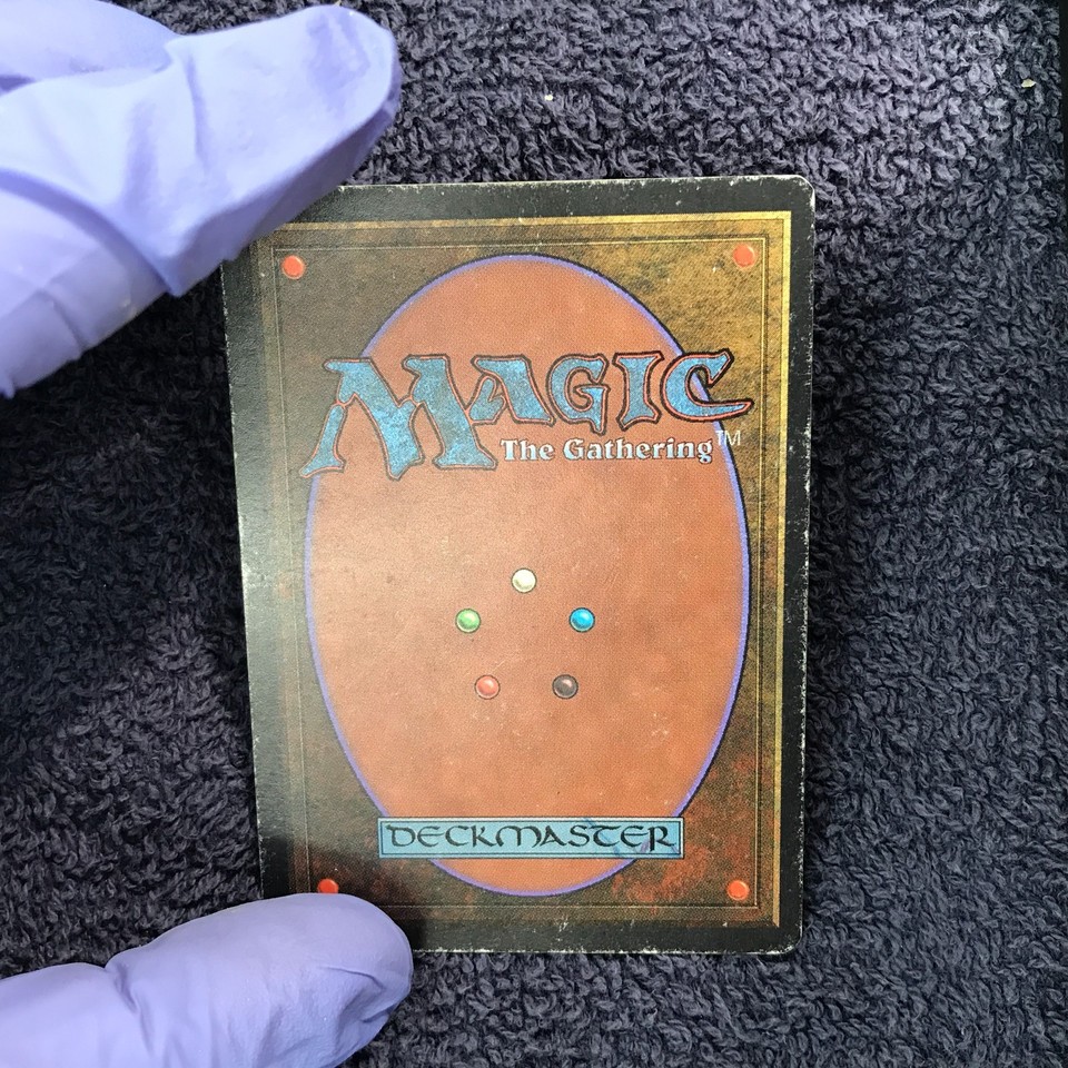 ARABIAN NIGHTS Library of Alexandria rare reserved MTG Moderate Play ...