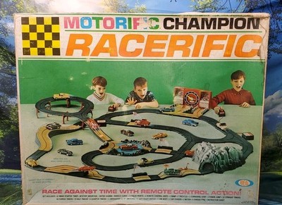 Vintage 1967 Ideal toy Co Motorific Champion Racerific Slot Car Track ...