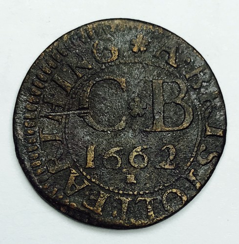 1662 KINGDOM OF GREAT BRITAIN BRISTOL ONE FARTHING! RARE FIND! NICE! NR ...