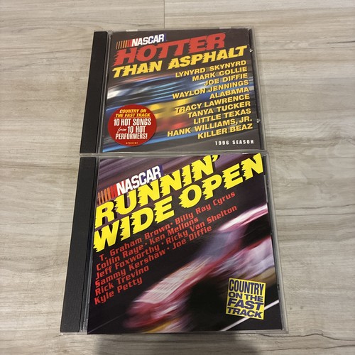 NASCAR: Runnin' Wide Open & Hotter Than Asphalt CD LOT Billy Ray Cyrus ...