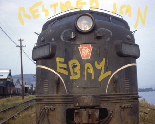 PRR Railroad EMD F Unit #9836 8 Lot Original 120 Color Slides ...