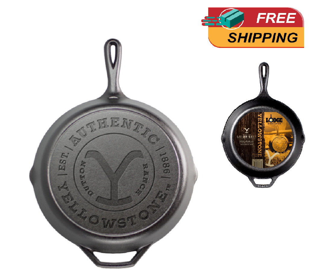 [FREE SHIPPING] Yellowstone x Lodge Cast Iron Skillet, 10.25 ...