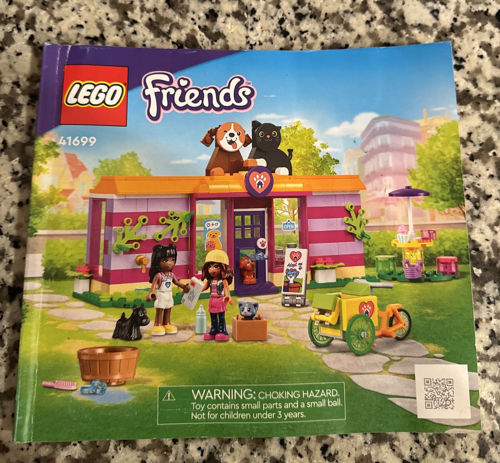 LEGO 41699 Friends Pet Adoption Cafe Instruction Manuel Booklet manual ...
