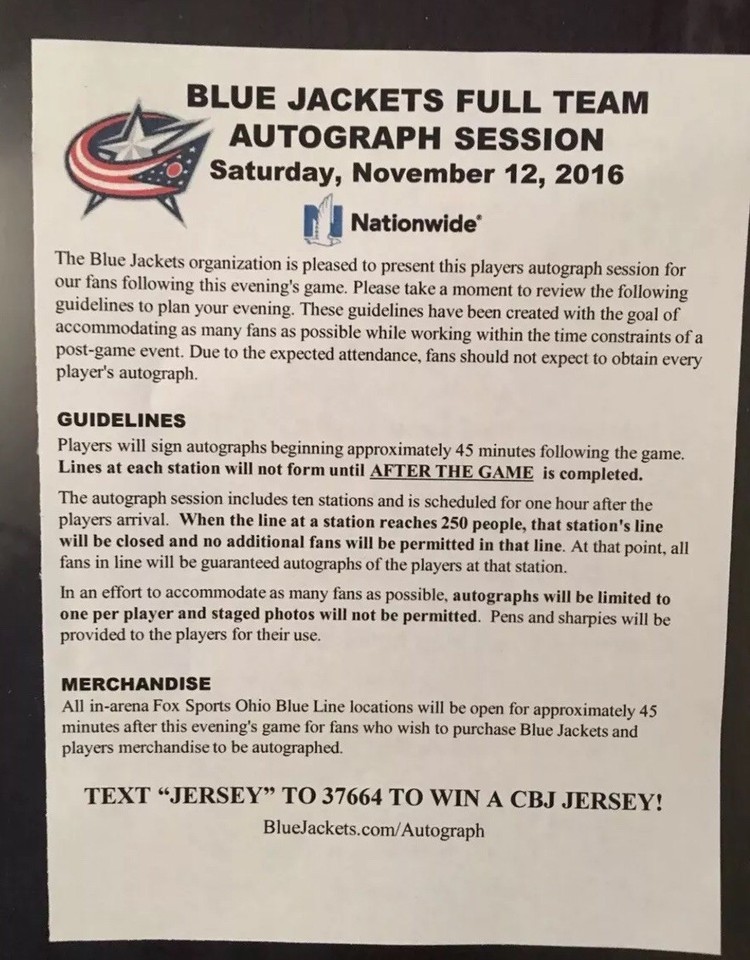 Jack Johnson Columbus Blue Jackets Signed Logo Puck Autograph 1st Round ...