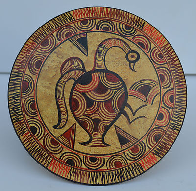 Minoan Pottery Small Pyxis Replica of 2700 B.C.-1500 B.C. | eBay