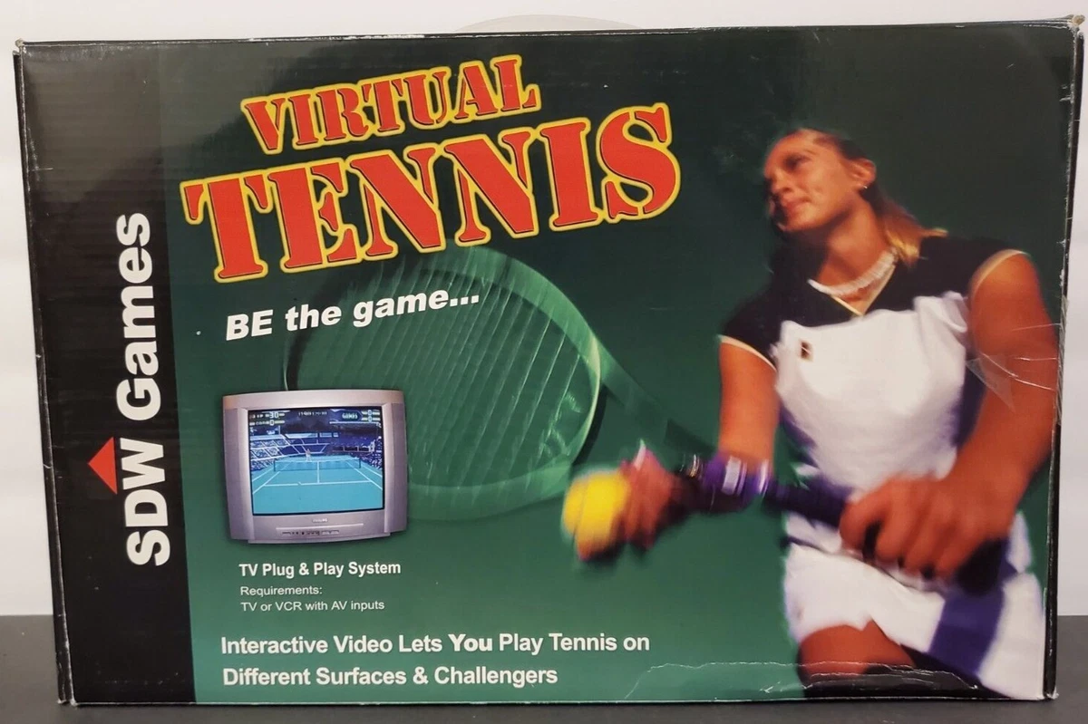 Vintage Tennis Game On Television