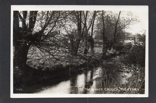 Postcard Wickford nr Basildon Essex the River Crouch posted 1926 RP ...