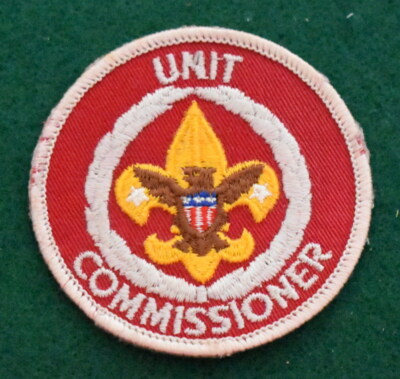 BOY SCOUT ADULT POSITION PATCH - UNIT COMMISSIONER - FREE SHIPPING | eBay