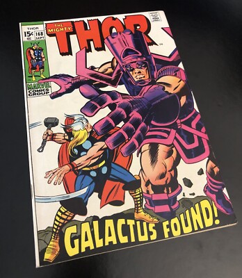 Thor #168 - AMAZING HIGHER GRADE - Galactus origin Key! Fantastic 4 ...