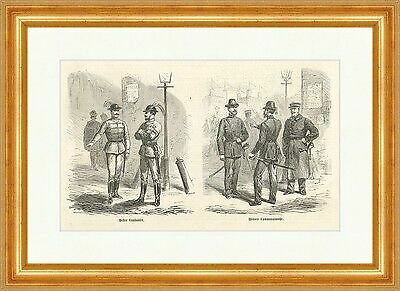 Pester Constabler, Wiener Communalwache K&K Polizei Holzstich E 7463 ...