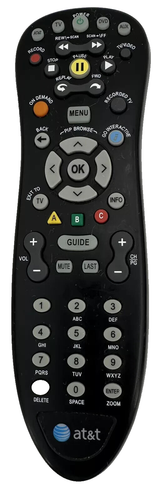 AT&T S10-S3 U-VERSE STANDARD MULTI-FUNCTION DVR TV UNIVERSAL REMOTE ...