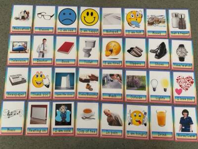 Adult Communication Cards - home use/care home - dementia -elderly-non ...