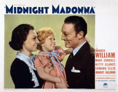 Midnight Madonna lobby card Mady Correll Kitty Clancy Warren Wil 1937 ...