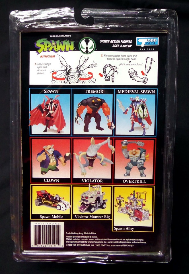 Spawn Series 1 Hamburger Head Variant Figure New 1994 McFarlane ...