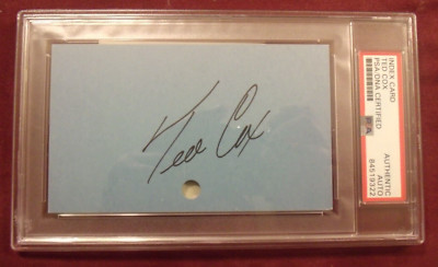 TED COX 1977-81 CUT SIGNATURE CARD SIGNED AUTO PSA/DNA SLABBED | eBay