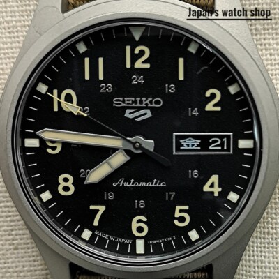 SEIKO SEIKO 5 SPORTS SBSA117 Black Mechanical Automatic Men's Watch New ...