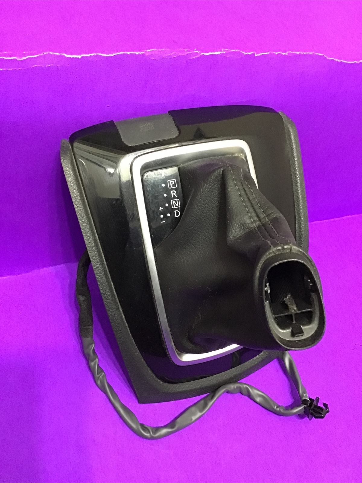 17-19 Nissan Rogue Gear Shifter Trim Panel Boot Bezel OEM | eBay