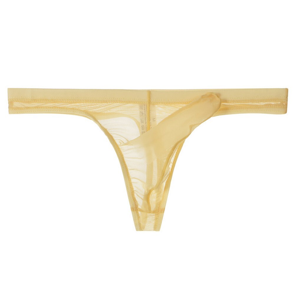 Thongs Male G-string Man Panties See Through T-back Thongs Transparent ...