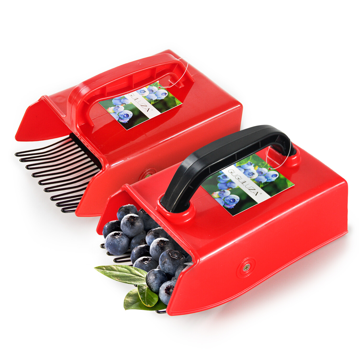 Berry Picker Metallic Comb Blueberry Rake Scoop for Fruit Harvesting 24 ...