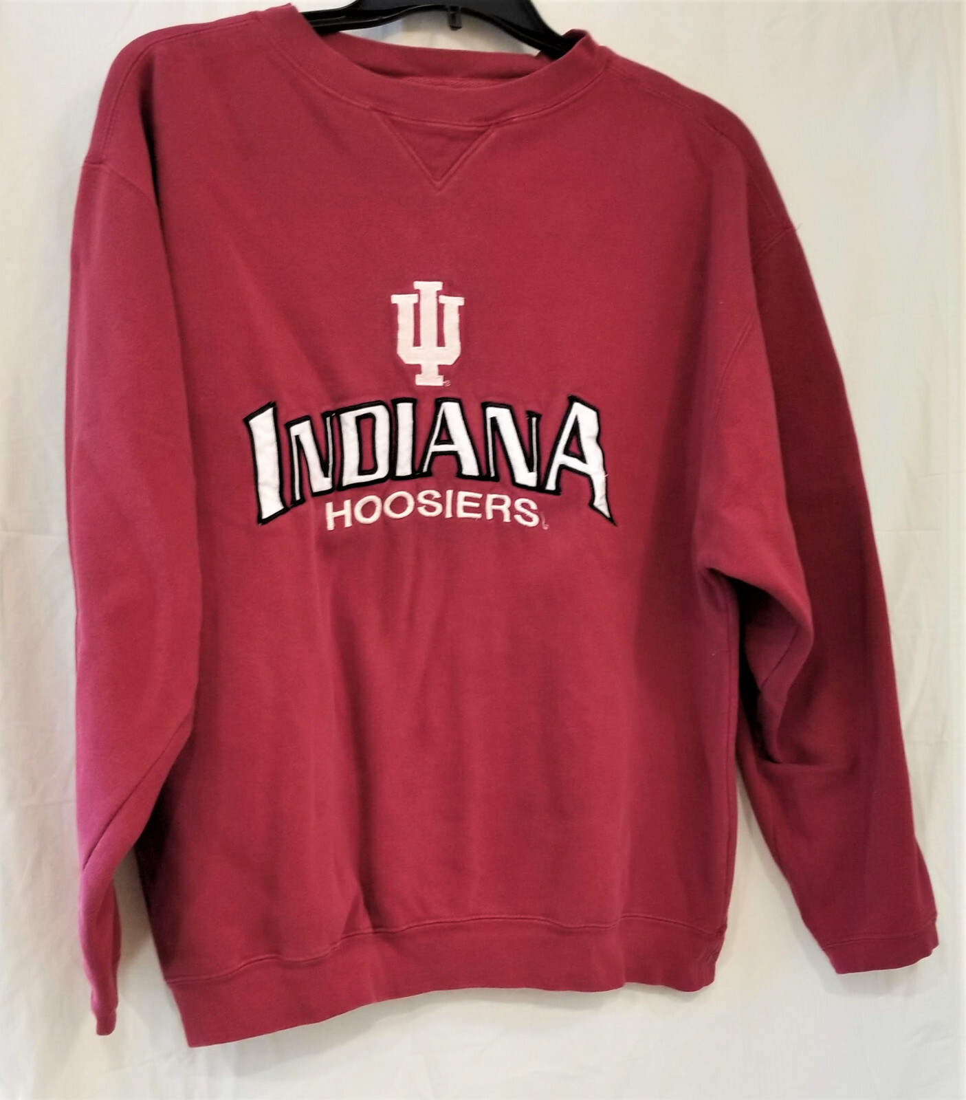 Indiana University IU Hoosiers Mens Pullover Varsity Athletic Mens Size ...