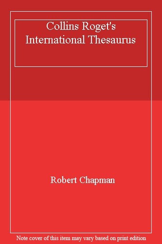 Collins Roget's International Thesaurus By Robert Chapman 9780004707181 | eBay