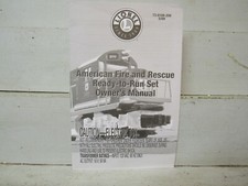 Lionel 21753 Fire Rescue Service Station Train Set Limited 1998 USA for ...