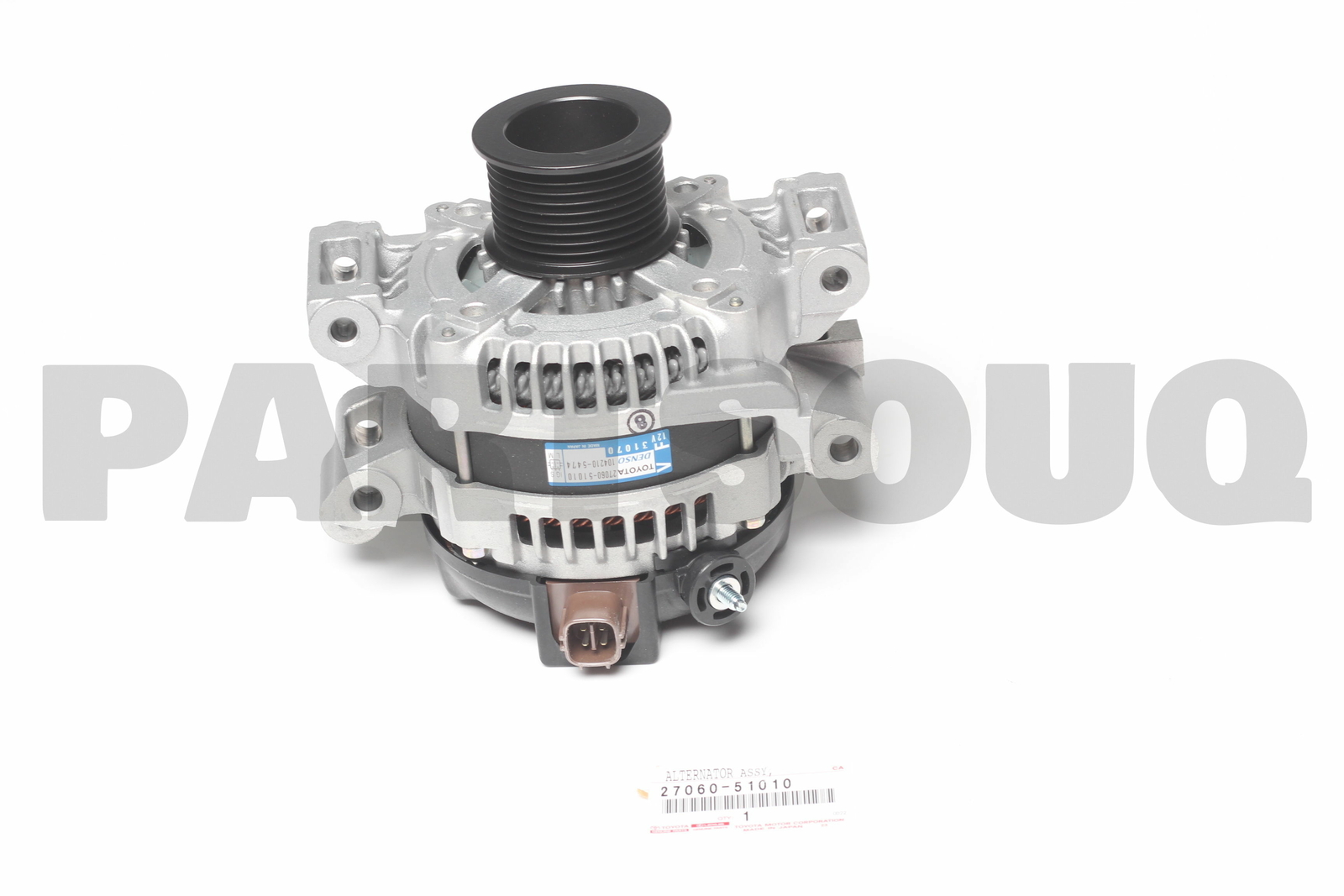 2706051010 Genuine Toyota ALTERNATOR ASSY 27060-51010 | eBay Australia