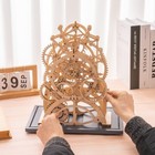 ROKR Laser-Cut Pendulum Clock Model Kit Mechanical Wooden Gear 3D ...