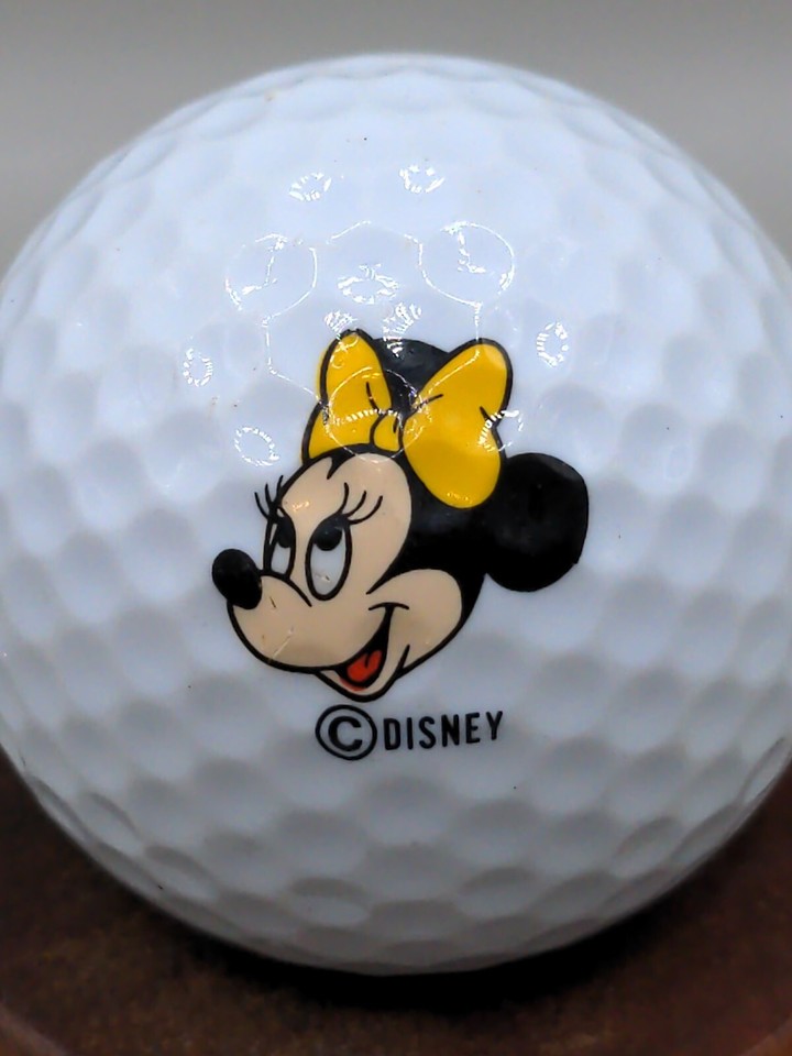 Minnie Mouse Logo Golf Ball Acushnet Collectors Display Ball Disney | eBay