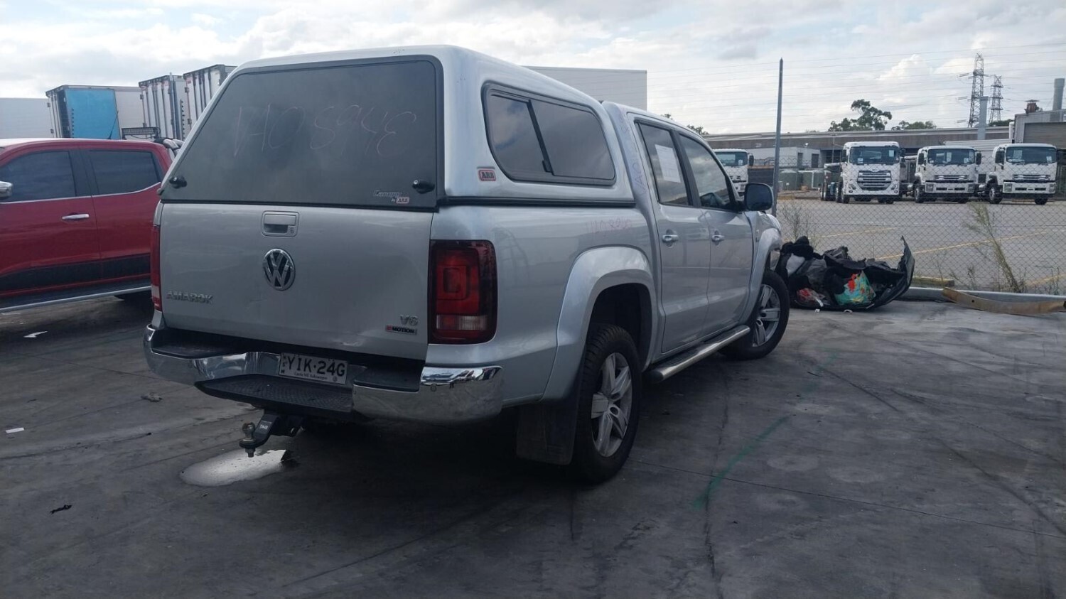 Volkswagen Amarok 2H, Right Rear Power Window Master Switch W/ Chrome ...