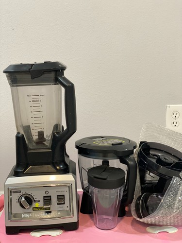 NINJA ULTIMA SYSTEM PRO BLENDER BL820 1500W, Food Processor Juicer ...