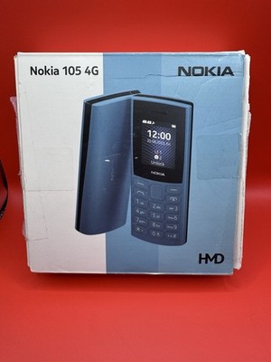 Nokia 105 4G Mobile Phone Black, Unlocked, Dual SIM, Basic | eBay UK