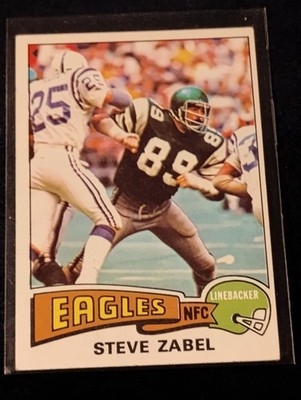 1975 Topps Football - #28 Steve Zabel - Philadelphia Eagles VG-EX ...