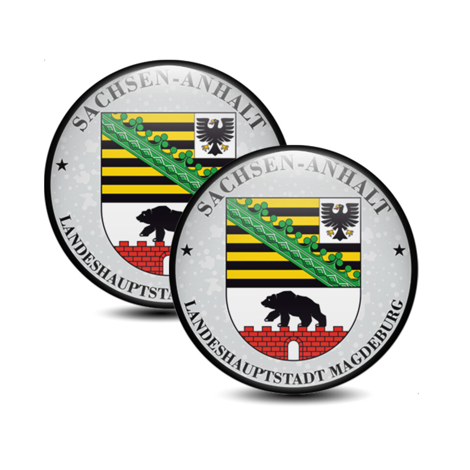 2x 3D Gel Stickers German License Plate Registration Seals Badge All ...
