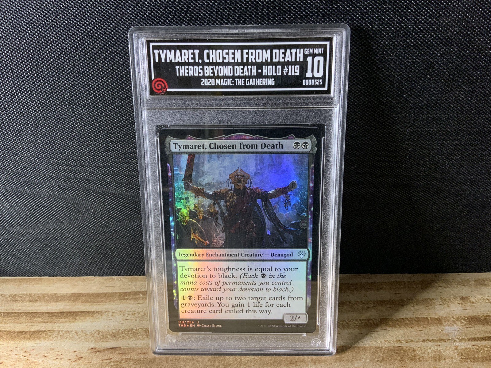 FOIL TCCG 10 Gem Mint Tymaret Chosen from Death Theros Death Graded ...