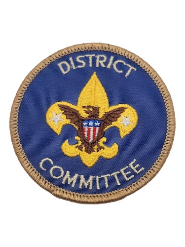 District Committee Round Boy Scout BSA Patch | eBay