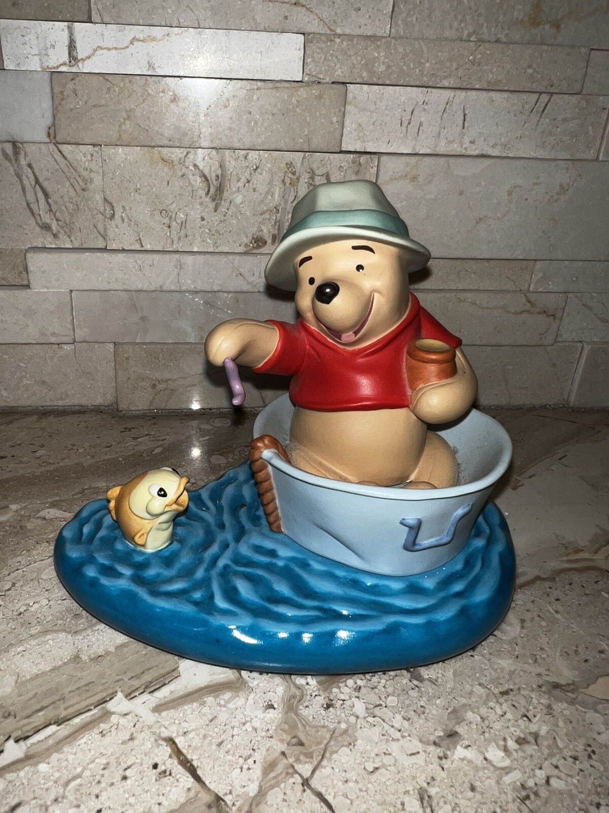 Winnie the Pooh Disney Figurine Fishing These Are The Best Kind of Days ...