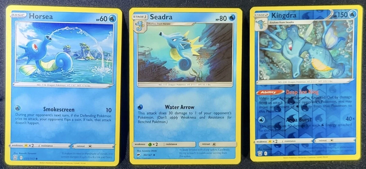 Seadra Evolution Chart